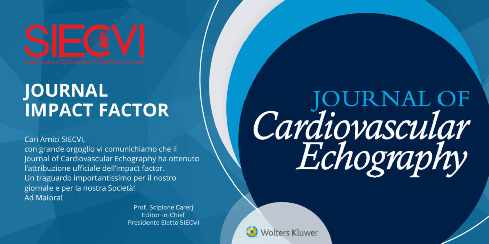 Journal Impact Factor - SIECVI - Società Italiana di Ecocardiografia e ...